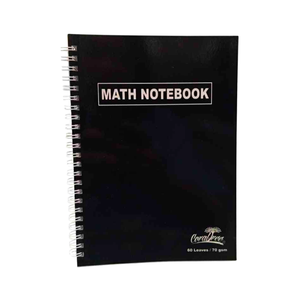 Coral Tree Math Notebook 60 Leaves