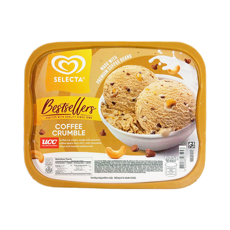 Selecta Supreme Ice Cream Coffee Crumble 1.25L