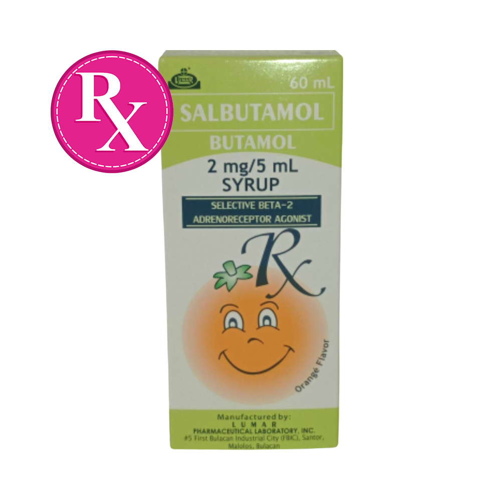Butamol Salbutamol 2mg/5ml Syrup 60ml
