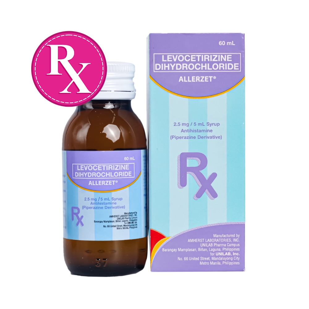 Allerzet 2.5mg/5ml Syrup 60ml