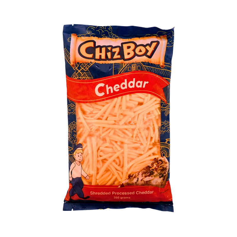 Chiz Boy Shredded Processed Cheddar Cheese 350g