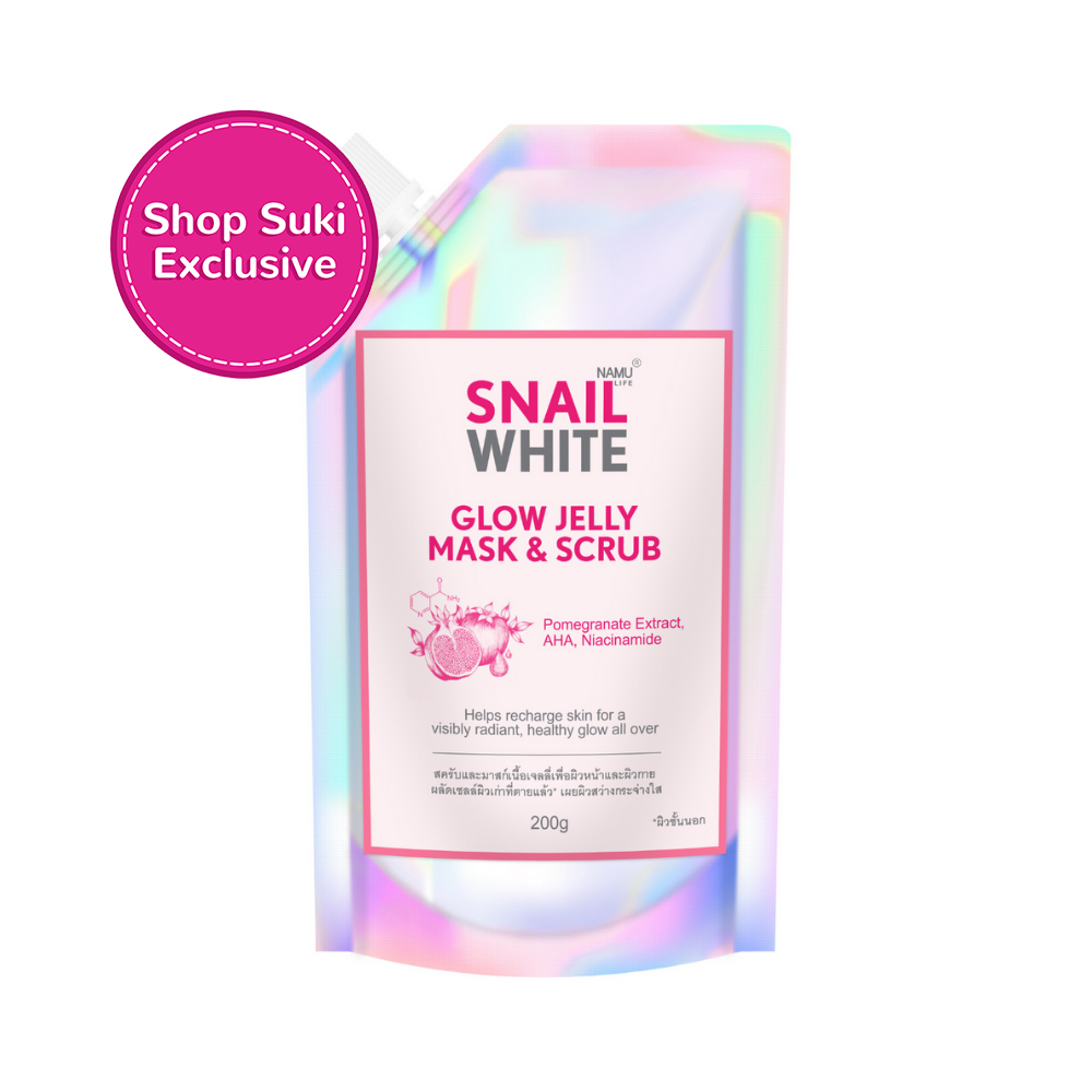 Snail White Glow Jelly Mask And Scrub 200g