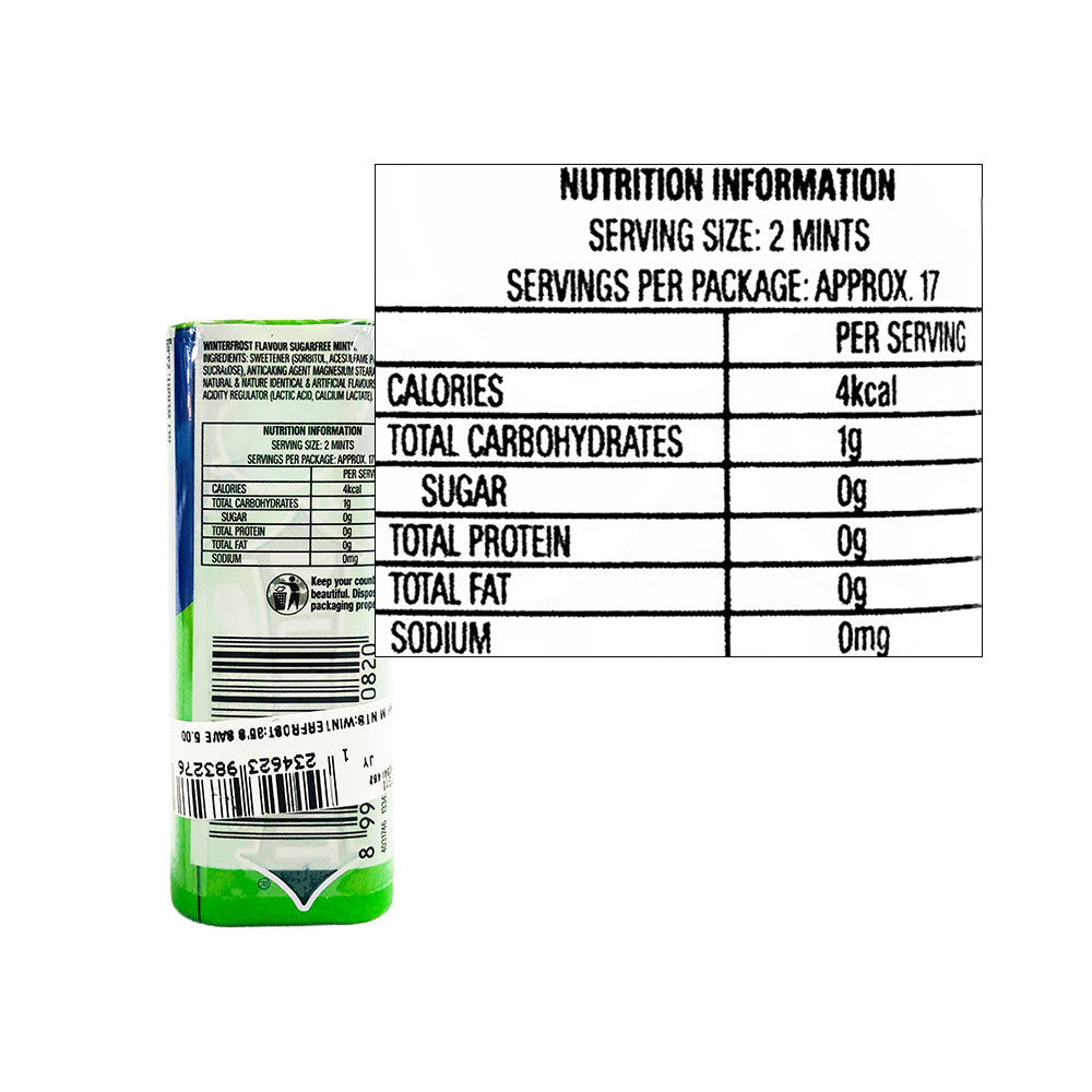 Wrigley's Double Mint Sugarfree Mints Winterfrost 35's