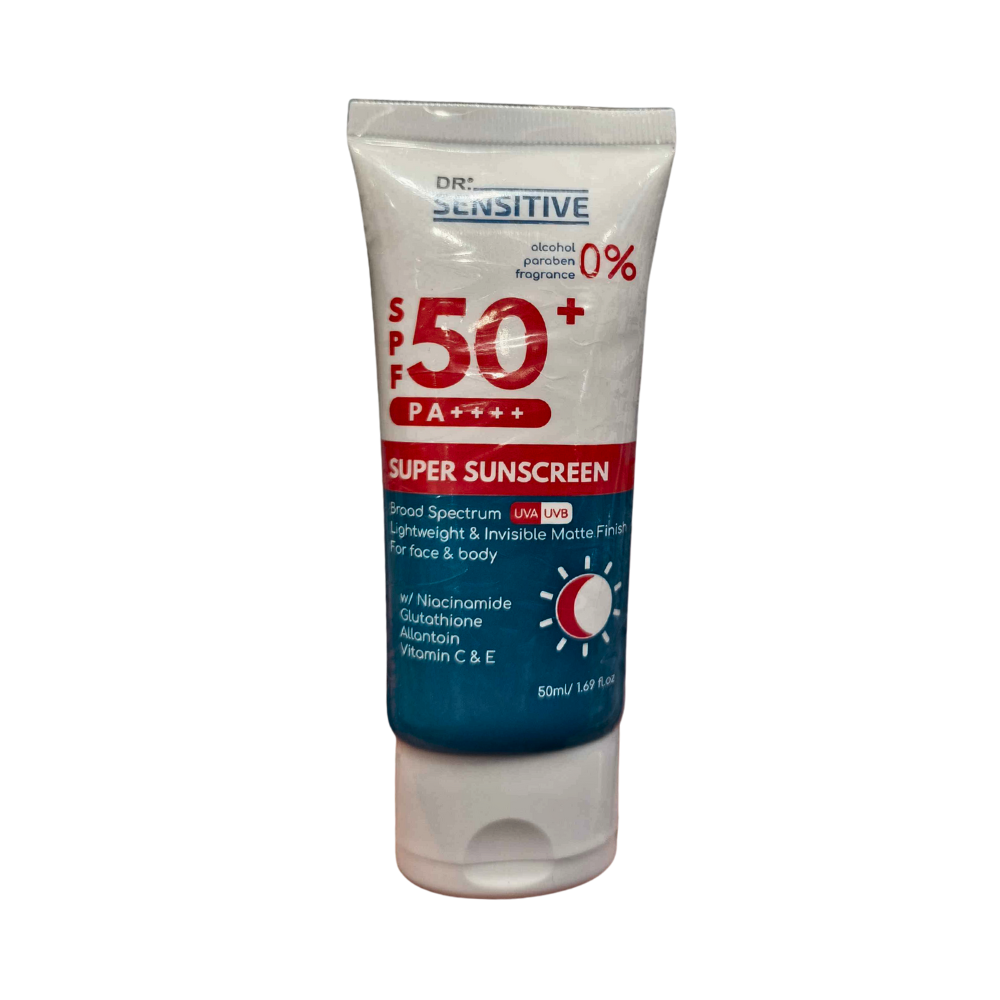 DR. Sensitive SPF 50+ PA++++ Super Sunscreen 50ml