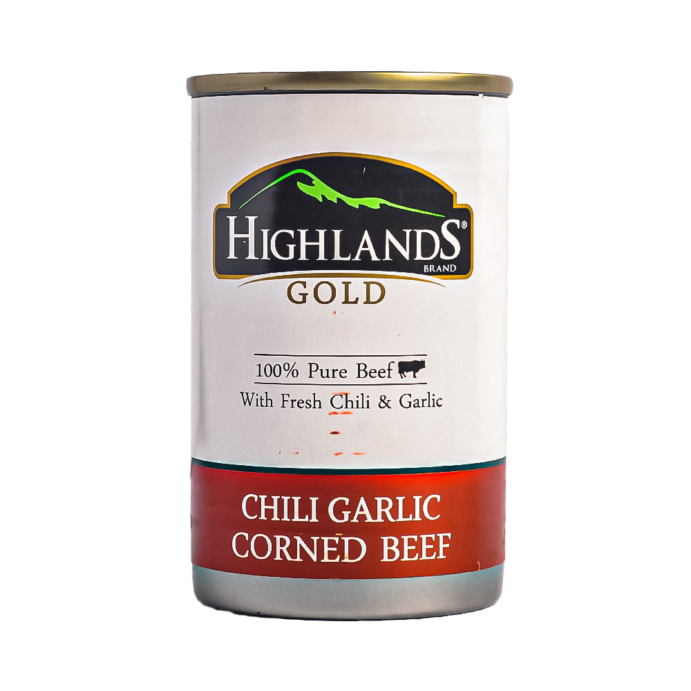 Highlands Gold Corned Beef Chili Garlic 150g