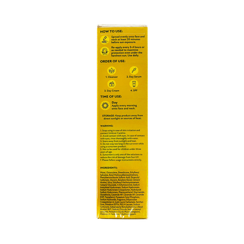 Ponds Hyaluron Sunscreen SPF50 PA++++ UV Hydrate 50ml