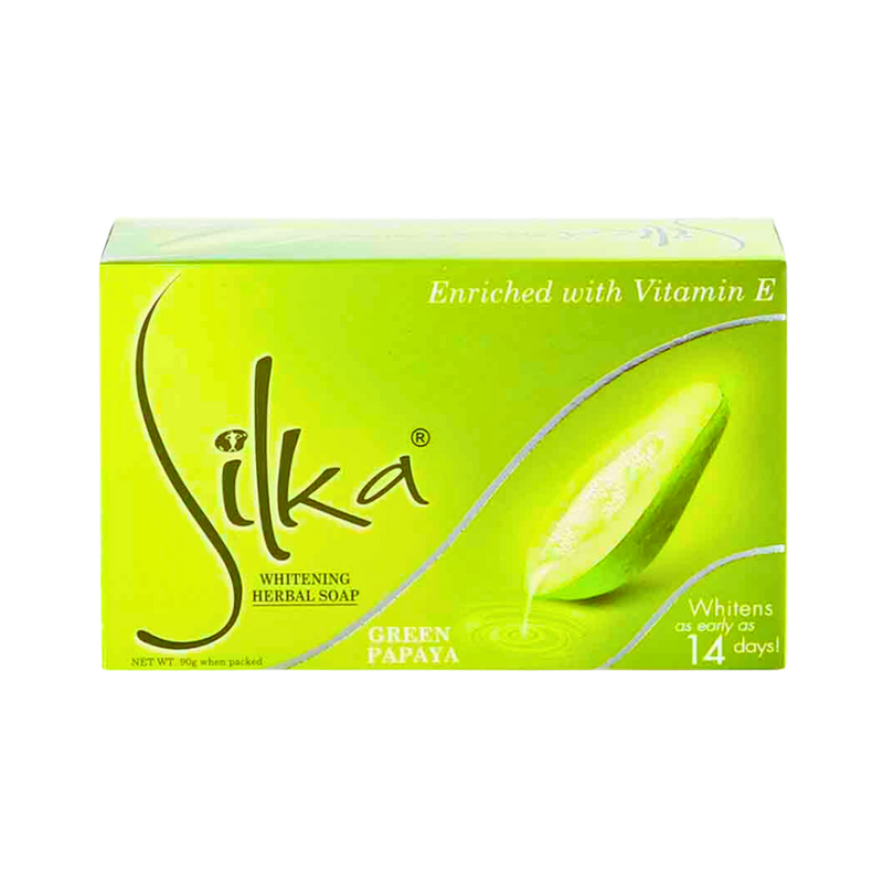 Silka Whitening Soap Green Papaya 90g