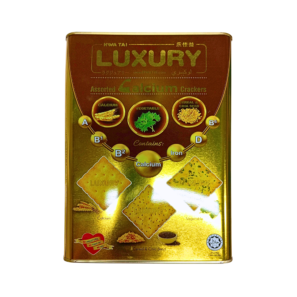 Hwa Tai Luxury Assorted Calcium Crackers 555g