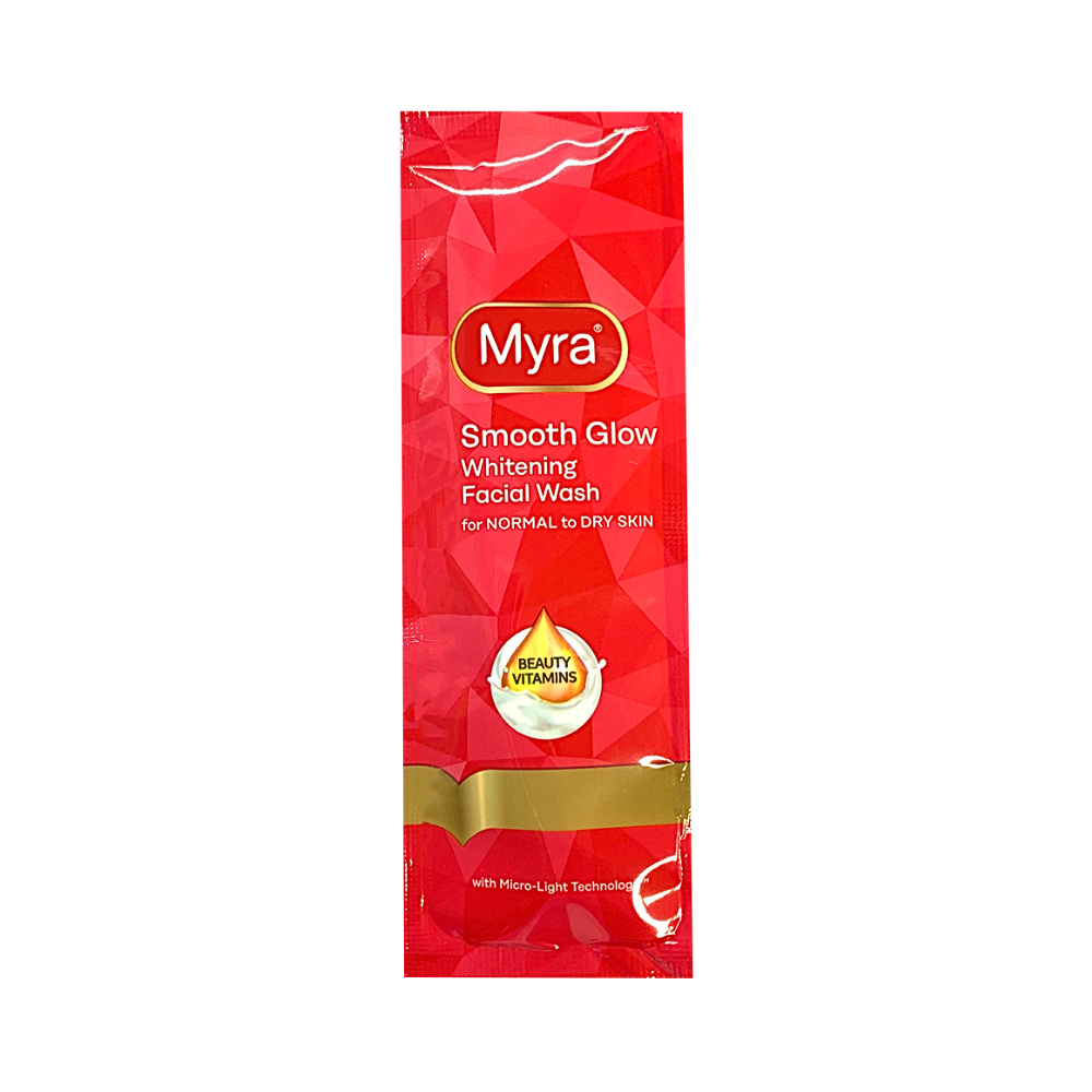Myra Smooth Glow Whitening Facial Wash 10ml