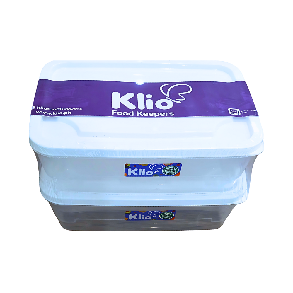Klio Food Keeper Set White 2pcs