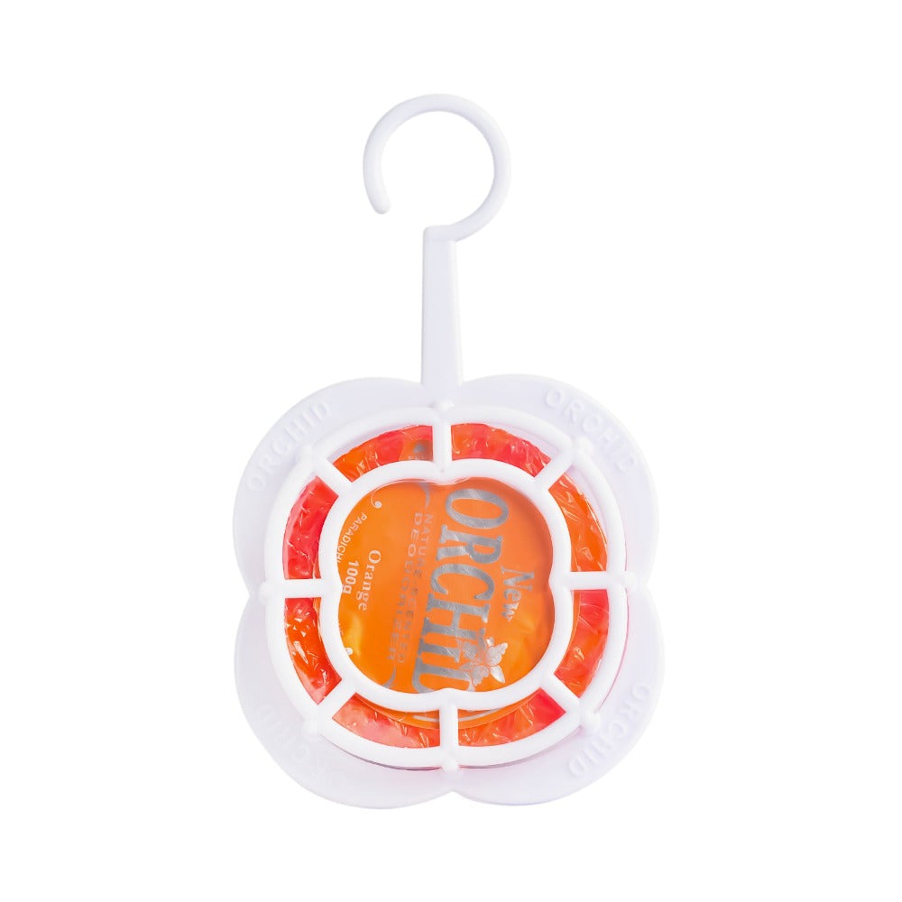 New Orchid Deodorizer With Holder Orange 100g