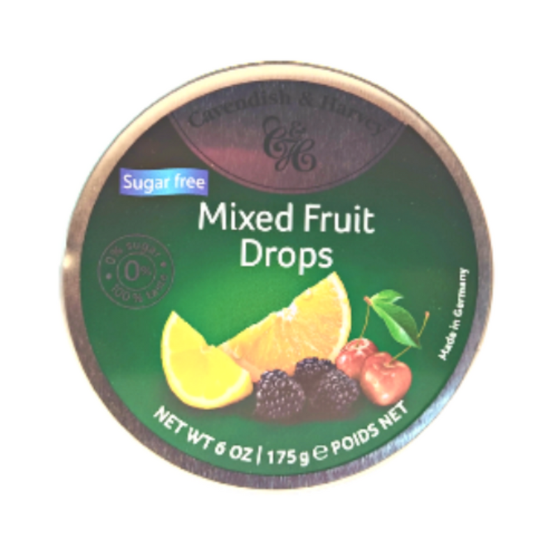 Cavendish & Harvey Sugar Free Mixed Fruit Drops 175g