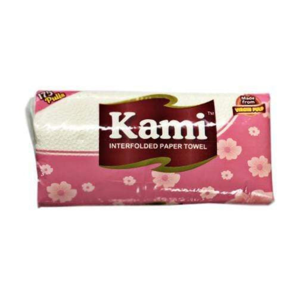 Kami Interfolded Paper Towel 1 Ply 175 Pulls