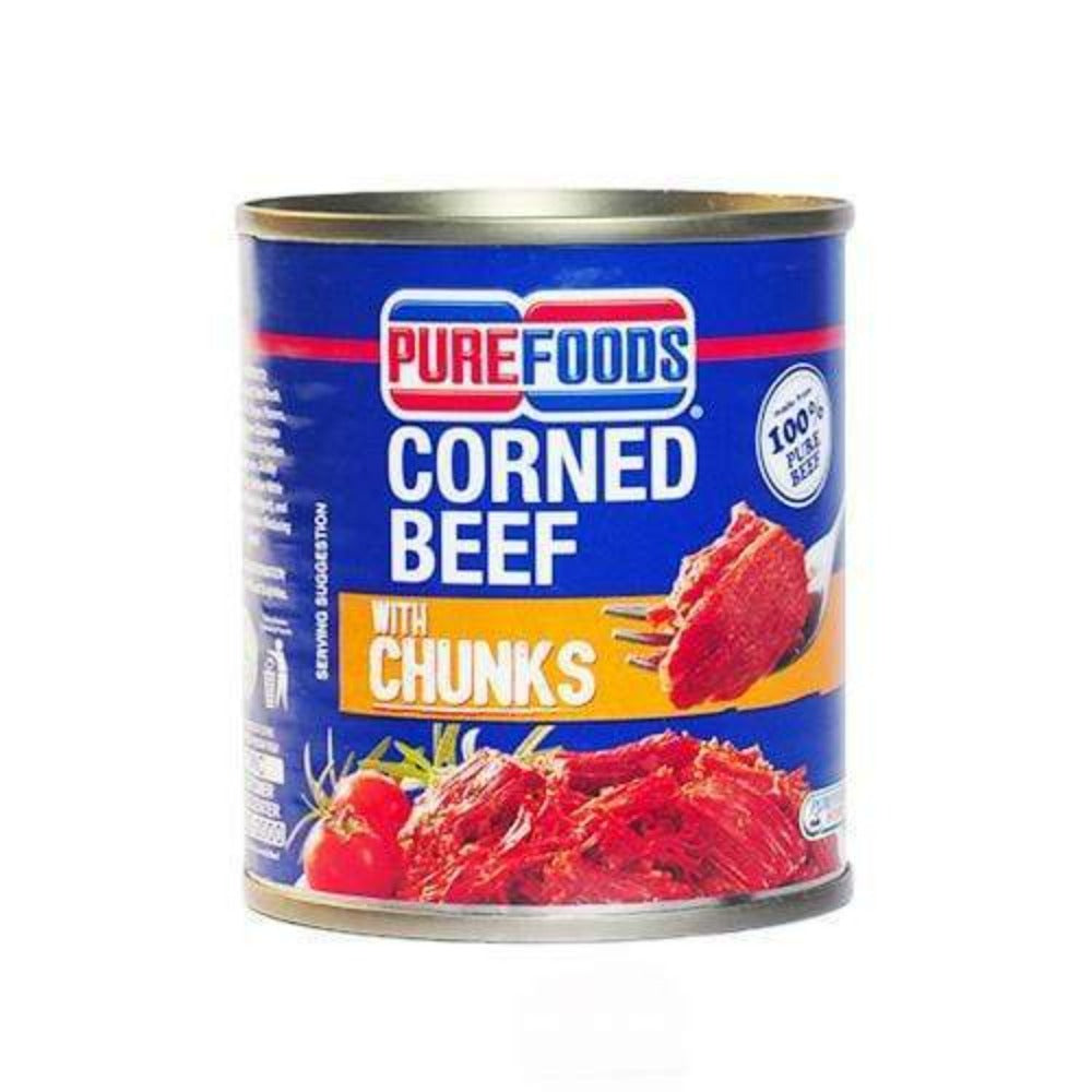 Purefoods Corned Beef With Chunks 210g
